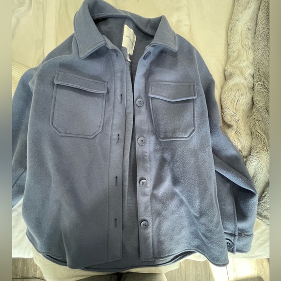 Jackets & Coats | Blue Shacket | Poshmark